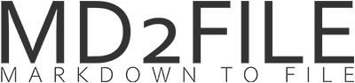 PDF to Markdown Converter — Free & Private | MD2FILE